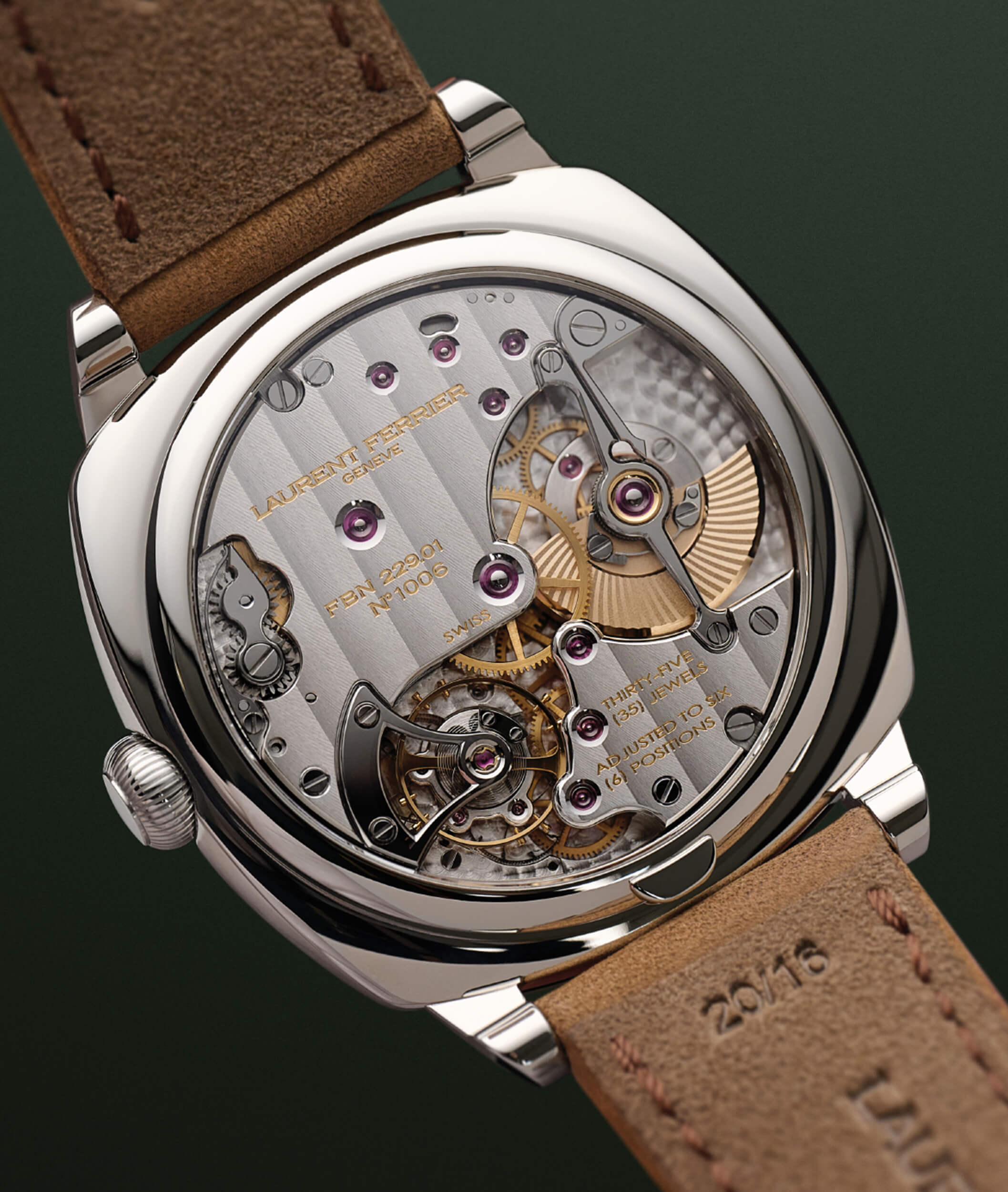 Square Micro-Rotor – Evergreen – Laurent Ferrier